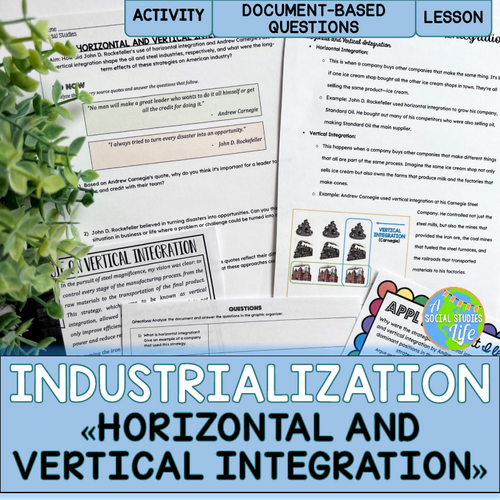 Horizontal and Vertical Integration, John D. Rockefeller, Andrew ...