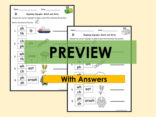 Consonant Digraphs Phonics Worksheets Word Search Spring | Teaching ...