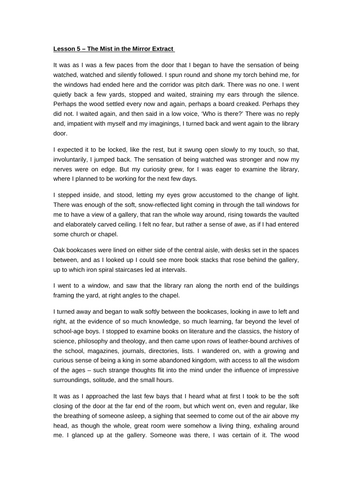 Year 10 Language Paper 1 Section A SOW | Teaching Resources