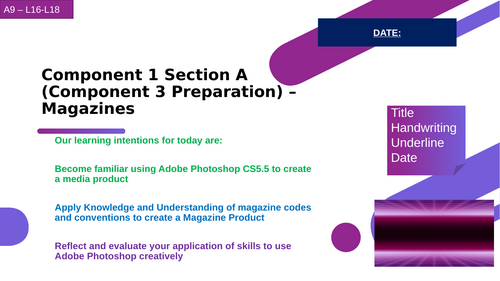 GCSE Magazine Production NEA | Teaching Resources