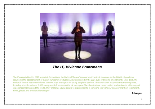 The IT - Revision Guide - Eduqas Drama GCSE | Teaching Resources