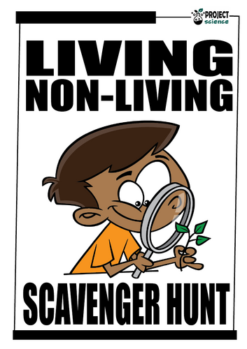 Living and Non-living Scavenger Hunt | Teaching Resources