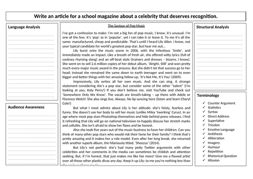 Year 11 Persuasive Writing SOW | Teaching Resources