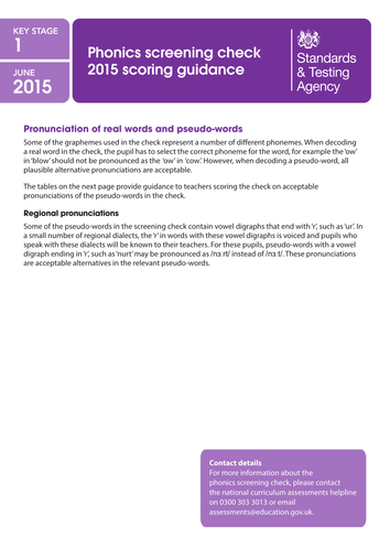 All Phonics check assessment materials 2012 to 2025 | Teaching Resources