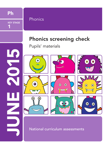 All Phonics check assessment materials 2012 to 2025 | Teaching Resources