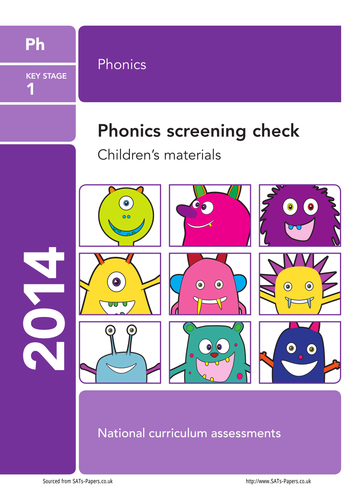 All Phonics check assessment materials 2012 to 2025 | Teaching Resources