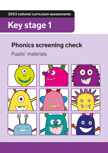 All Phonics check assessment materials 2012 to 2025 | Teaching Resources