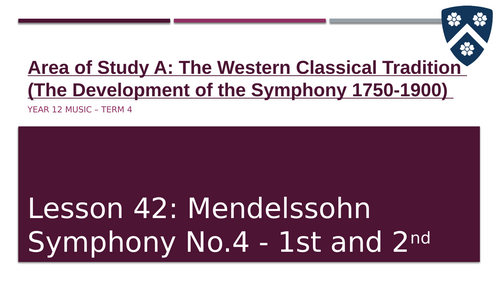 Eduqas A Level Music - AoSA Development of the Symphony - Lesson bundle ...
