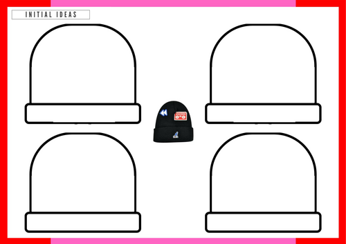 Beanie hat design sheets | Teaching Resources