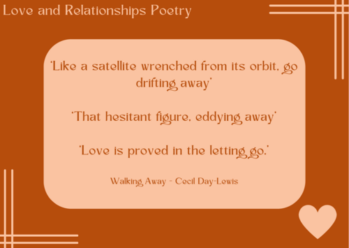 Love and Relationships Poetry Quotation Postcards | Teaching Resources