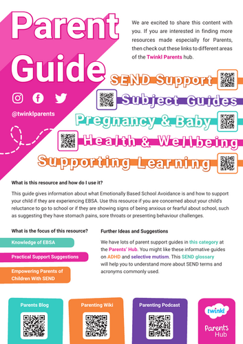 SEN parent/carer meeting - Social, Emotional and Mental Health needs ...