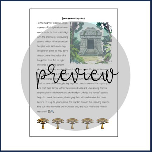 Ratio Maths Murder Mystery: Uncover Clues in an Ancient Temple ...