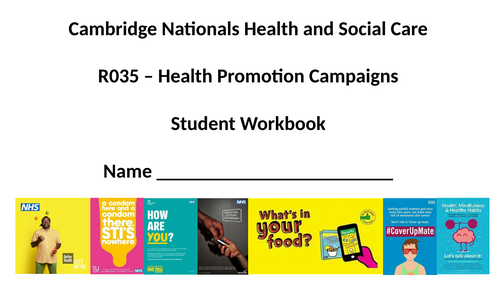 R035 Student Workbook | Teaching Resources
