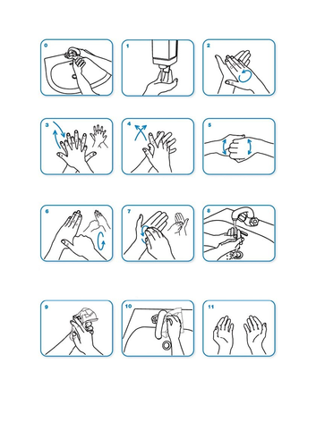Handwashing worksheet, slides, activities | Teaching Resources
