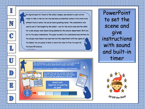 Metals and Non-metals, Properties Escape Room KS3 | Teaching Resources