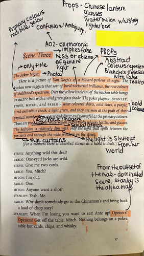 A Streetcar Named Desire - Scene 3 | Teaching Resources