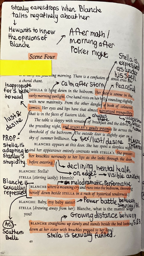 A Streetcar Named Desire - Scene 4 | Teaching Resources