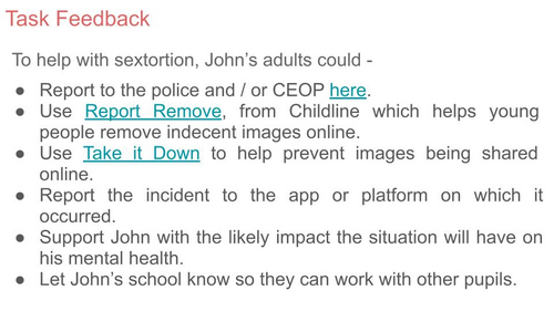 Sextortion Tutorial / Assembly | Teaching Resources