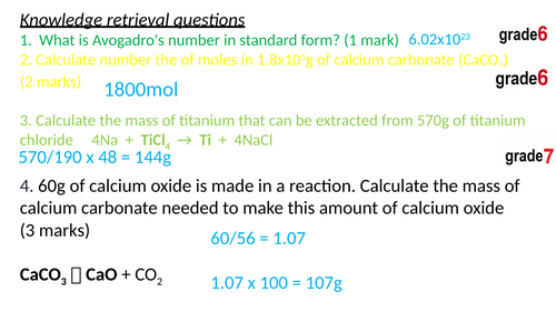 GCSE CHEMISTRY POWERPOINTS - WHOLE COURSE WITH ANSWERS | Teaching Resources