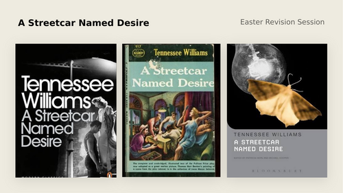 A Streetcar Named Desire Revision Lessons | Teaching Resources