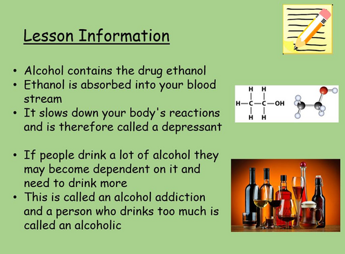 KS3 Biology Alcohol Full Lesson Presentation and Resources | Teaching ...