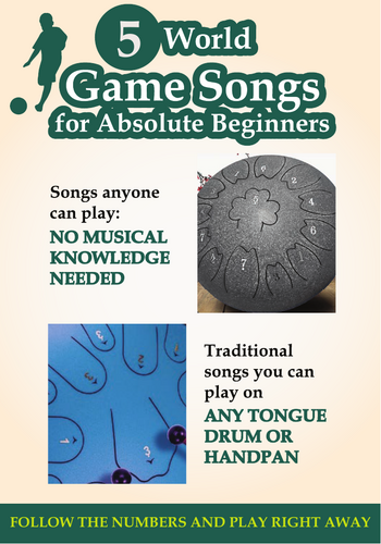 5 World Game Songs for Absolute Beginners to Play on Tongue Drum and ...