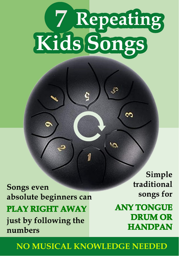 7 Repeating Kids Songs to Play on Tongue Drum and Handpan | Teaching ...