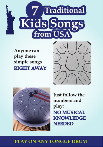 7 Traditional Kids Songs From USA to Play on Tongue Drum or Handpan ...