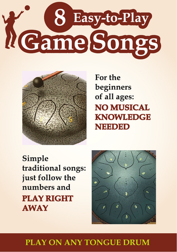 8 Easy-to-Play Game Songs to Play for Tongue Drum or Handpan | Teaching ...