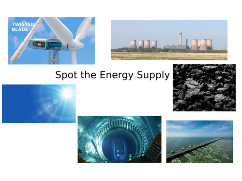 Engineering GCSE AQA - Sources of Energy lesson | Teaching Resources