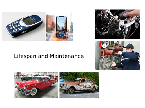 Engineering GCSE AQA - Lifespans and Maintenance of Engineered Products ...