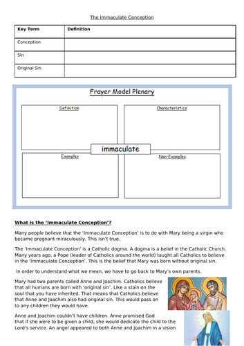 The Immaculate Conception | Teaching Resources