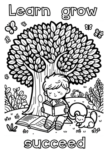 Growth Mindset Coloring Pages - Inspirational Classroom Decor ...