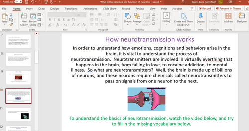 Structure and function of neurons - Biopsychology A Level Psychology ...