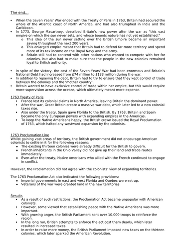 American Revolution 3 - Indian-French War | Teaching Resources