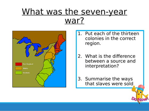 American Revolution 3 - Indian-French War | Teaching Resources