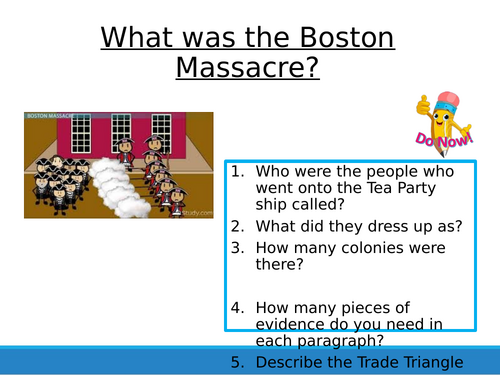 American Revolution 6 - Boston Massacre | Teaching Resources