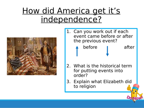 American Revolution 9 - Recap | Teaching Resources
