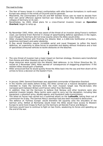 WWII 8 - D-day | Teaching Resources