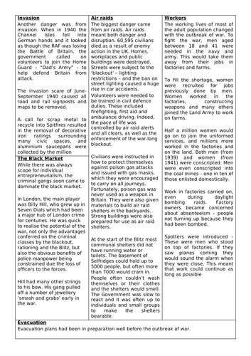 WWII 11 - Home Front | Teaching Resources