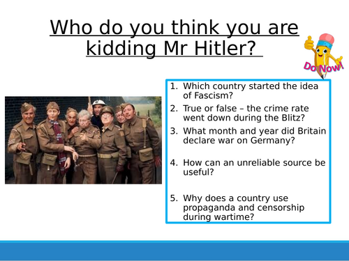 WWII 12 - Home Guard | Teaching Resources