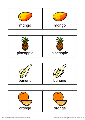 Handa's surprise colourful semantics | Teaching Resources