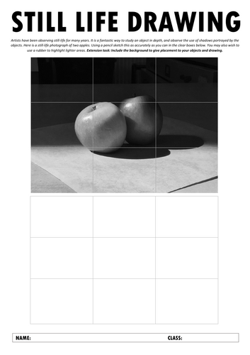 Still Life Drawing | Teaching Resources