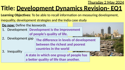 GCSE Geography Edexcel B Revision Booklet, Exam Questions and lesson ...