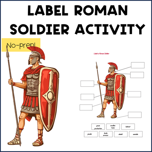 Engaging Label a Roman Soldier Worksheet: Multiple Versions Available ...