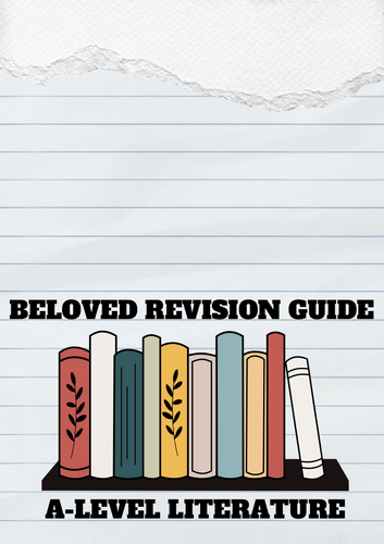 Beloved Revision Workbook | 9695 CAIE | A-Level Literature | Teaching ...