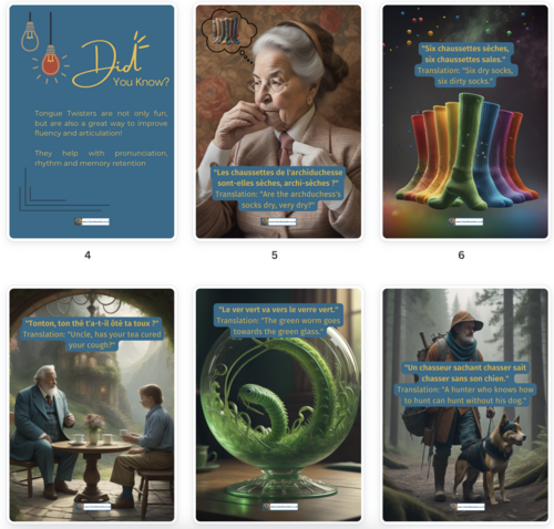 French Tongue Twisters - Posters | Teaching Resources