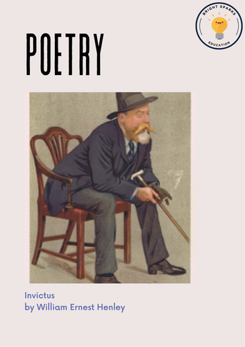 Invictus by William Ernest Henley booklet | Teaching Resources