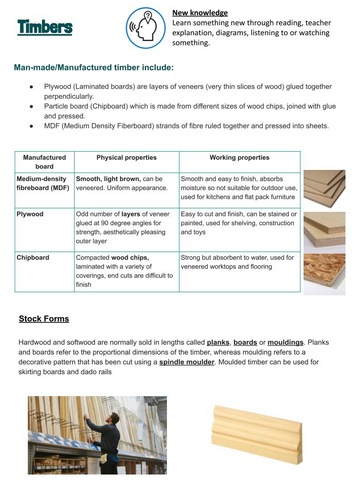 D&T Exam Revision & Task Booklet- AQA | Teaching Resources