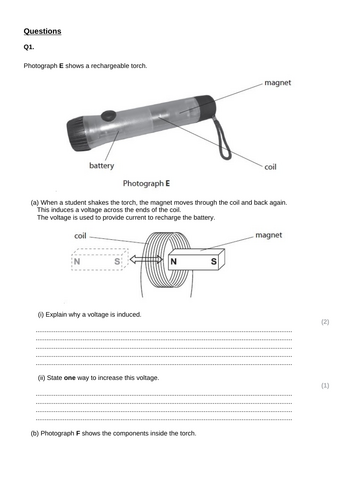 Edexcel IGCSE Physics - Magnetism and Electromagnetism - Complete Set of Resources | Teaching ...